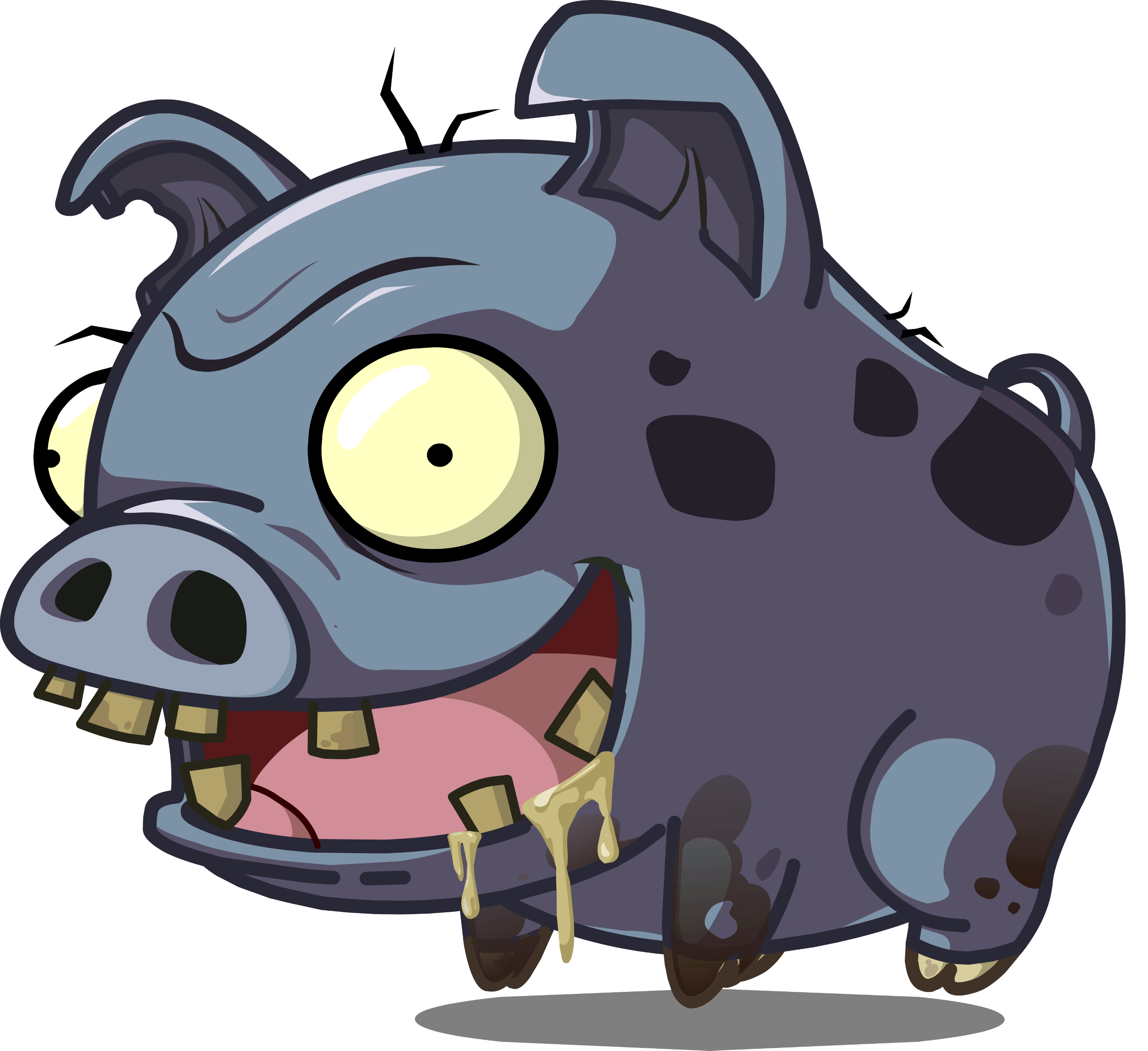 Image - HD Zombie Pig.png | Plants vs. Zombies Wiki | Fandom powered by ...