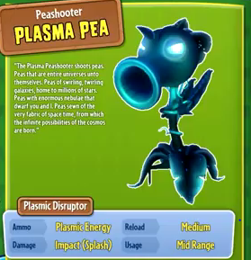 Plasma Pea - Plants vs. Zombies Wiki, the free Plants vs. Zombies ...