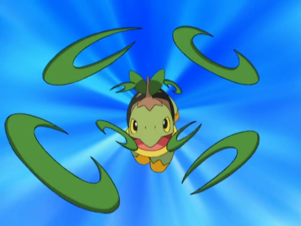 Image Ash Turtwig Razor Leafpng Pokémon Wiki Fandom Powered By Wikia