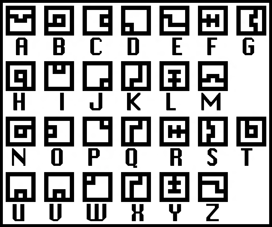 Alphabet | Fez Wiki | Fandom powered by Wikia