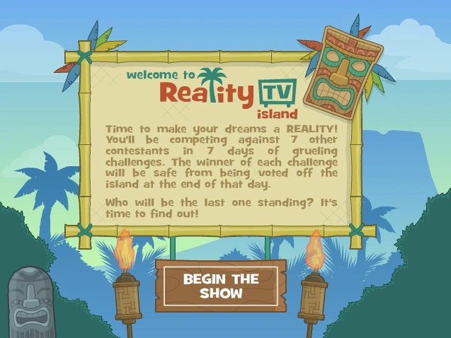 Reality TV Island (show) | Poptropica Wiki | FANDOM powered by Wikia