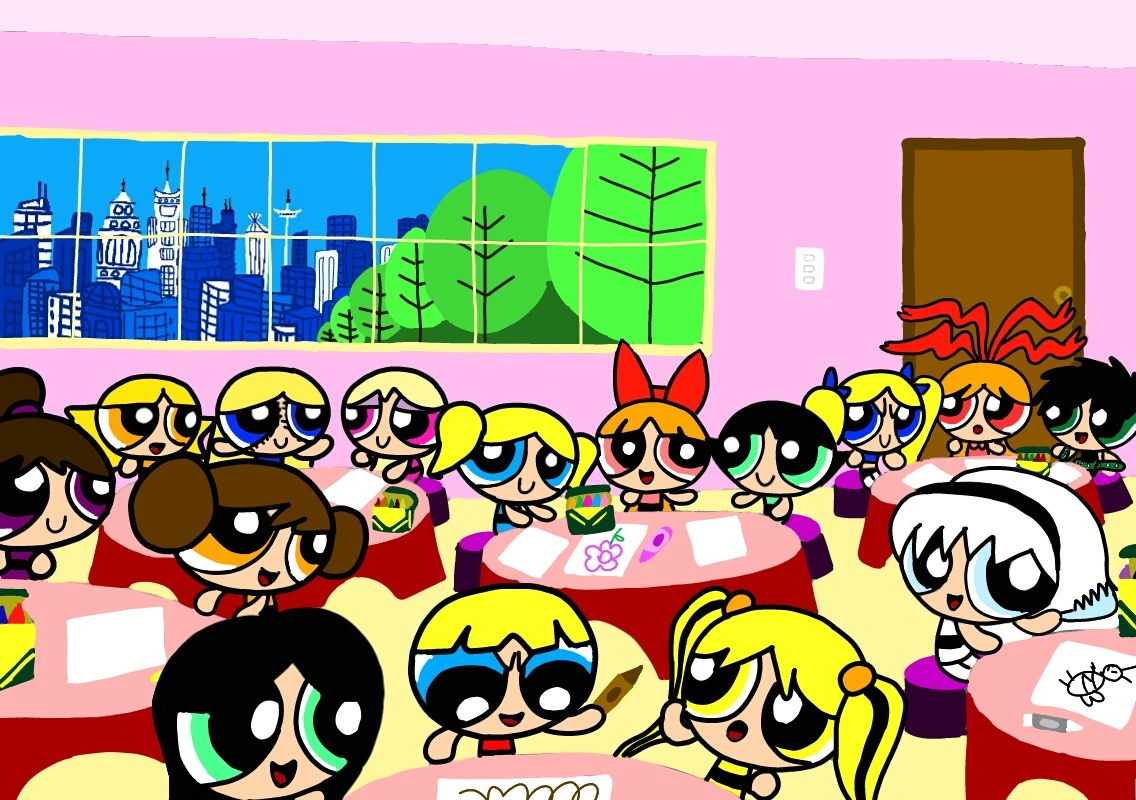 Image - Powerpuff Girls and Their Powerpuff Classmates.JPG | Powerpuff ...