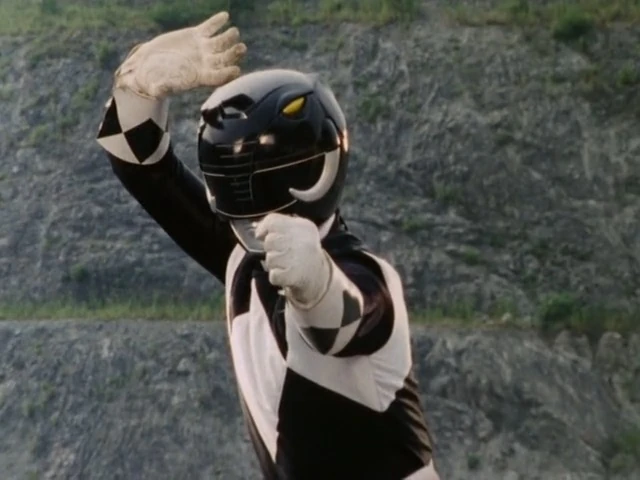 Image - Mighty Morphin Black Ranger Pose.jpeg | RangerWiki | FANDOM ...