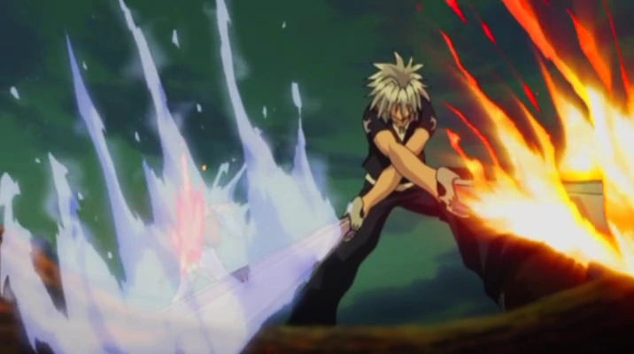 Image - Haru attacks Berial with Blue Crimson.png | Rave Master Wiki ...