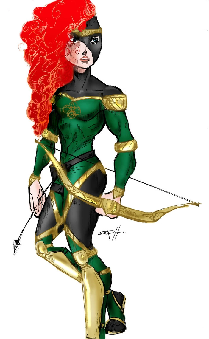 Image - Merida superhero au bravefire by 20thcharacter-d72fxzi.jpg ...