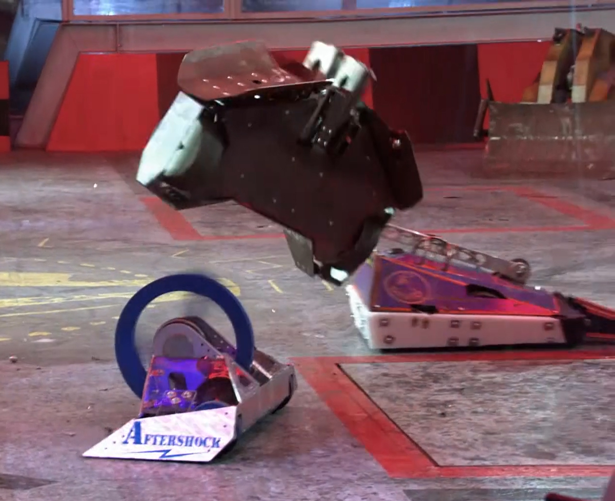 Image Aftershock Hits Crank E Robot Wars Wiki Fandom Powered