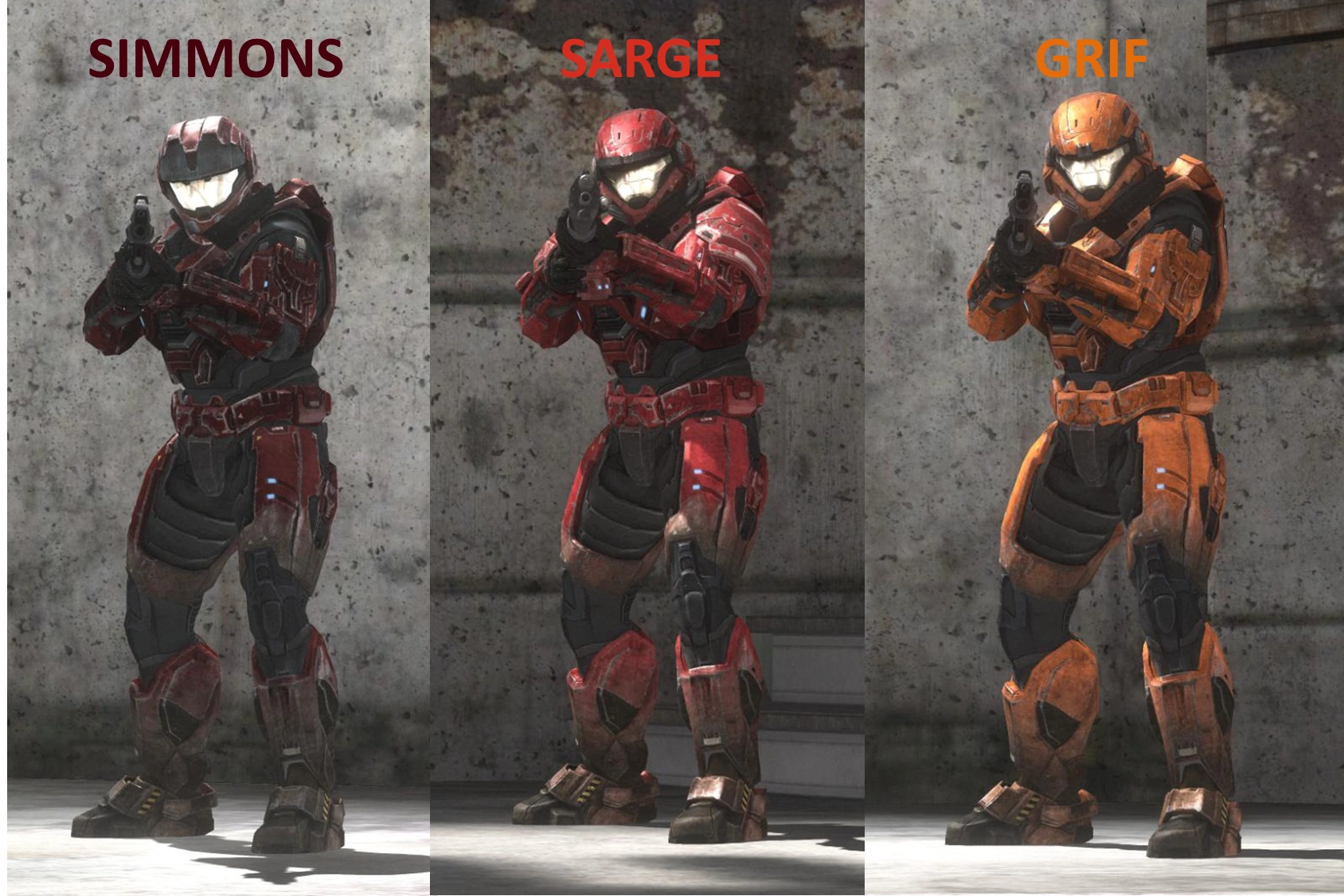 Image - Grif Simmons Sarge halo reach.png | Red vs. Blue Wiki | FANDOM ...