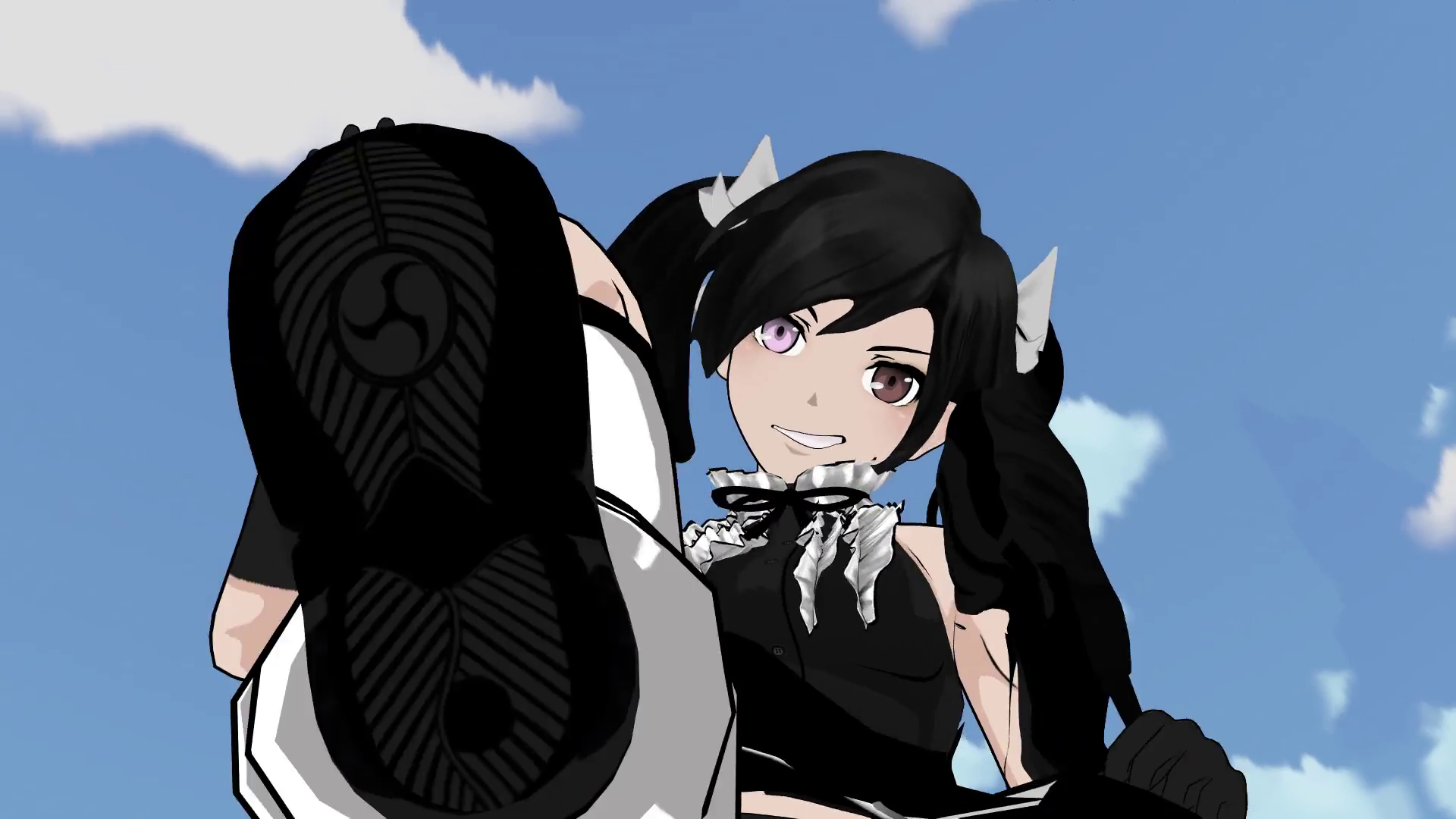 Cinder Mercury Emerald And Neopolitan Vs Unnamed Team Rwby Wiki
