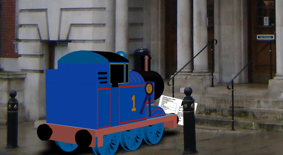 Image - ThomasInRolyGoestoVote.png | Shed 17 Wikia | FANDOM powered by ...