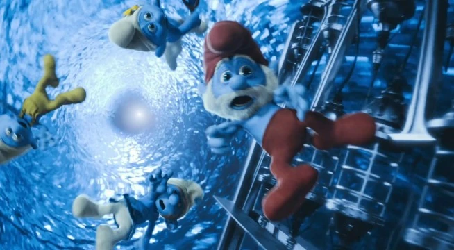 Image - Smurfs-falling-into-a-portal-in-the-smurfs-2.jpg | Smurfs Wiki ...