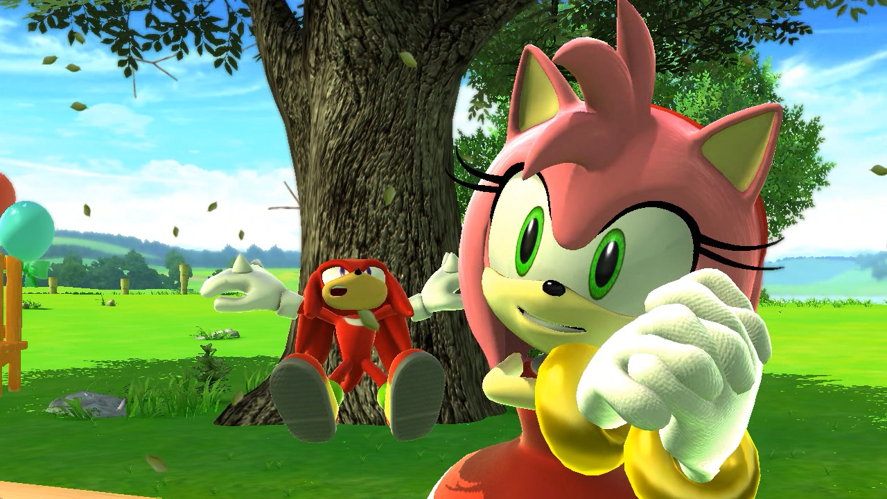 Image - Amy and Knuckles SG Ending Cutscene.PNG | Sonic News Network ...