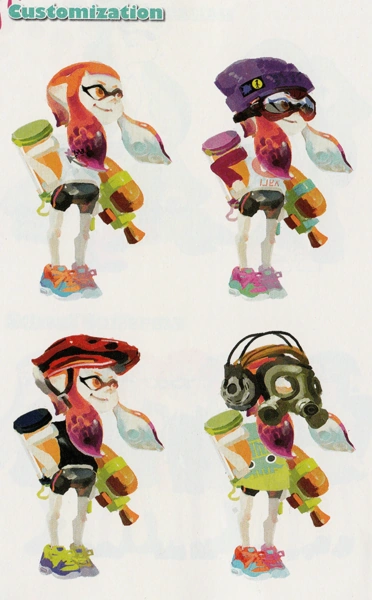 Image - 372px-Concept Art - Inkling Customization.png | Splatoon Wiki ...