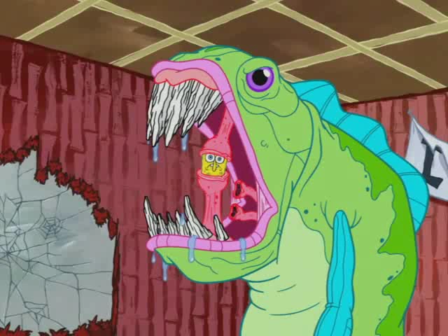 Image - Fluffy about to eat SpongeBob..png | Encyclopedia SpongeBobia ...