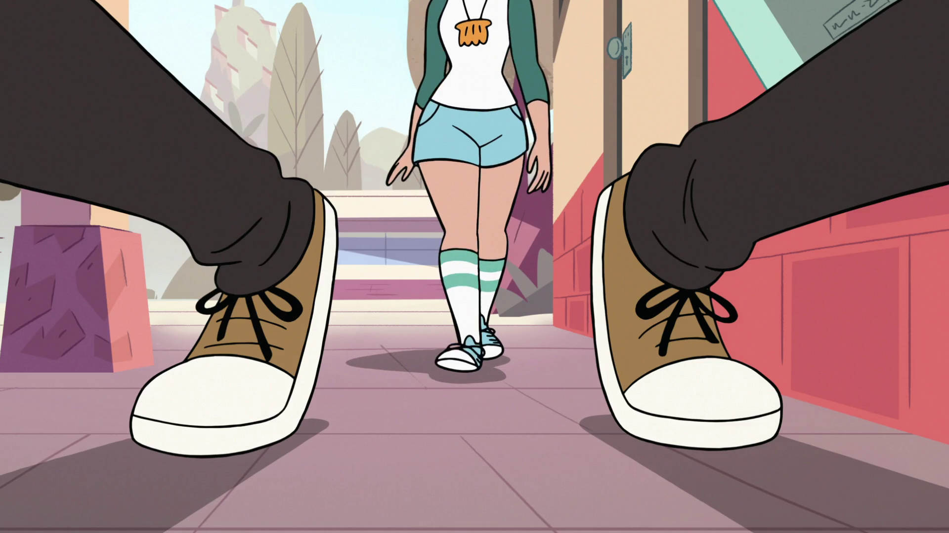 Image S2e16 Jackie Lynn Thomas Walking Up To Marcopng Star Vs The Forces Of Evil Wiki