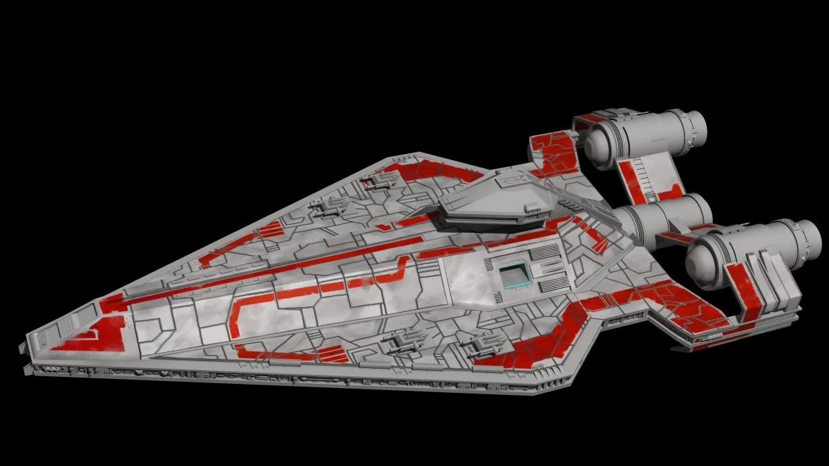 Star Wars Republic Assault Cruiser Cutaway