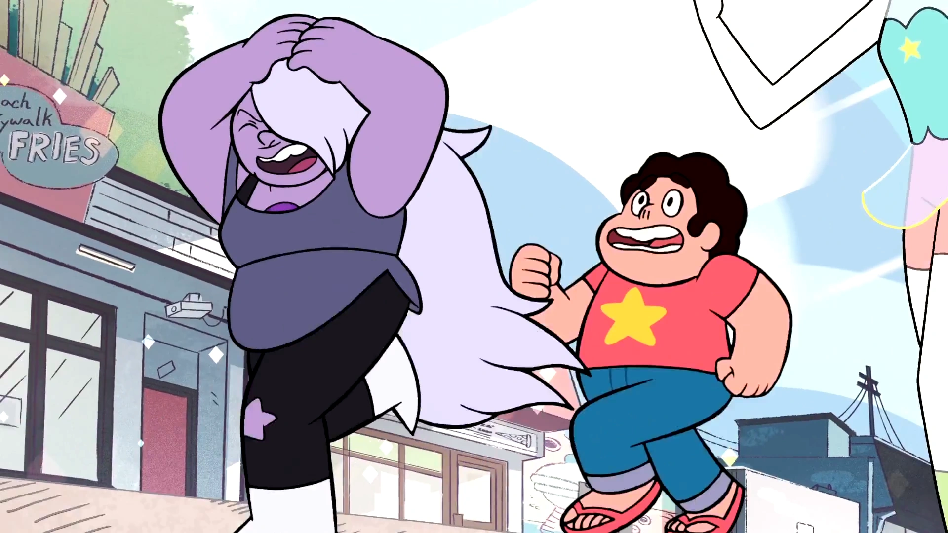 Image - SU - Arcade Mania Amethyst Steven Running.png | Steven Universe ...