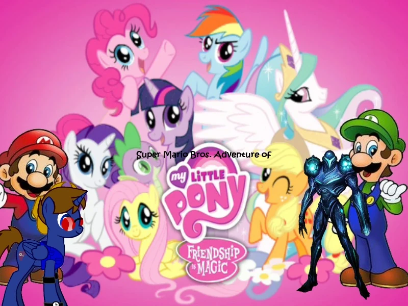 Super Mario Bros. Adventure of My Little Pony: Friendship is Magic ...