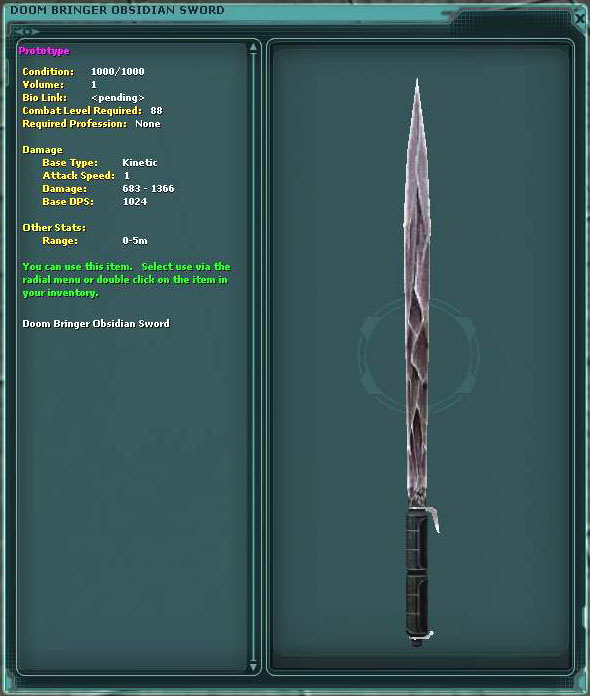 Image Doombringer Obsidian Sword Swg Wiki Fandom Powered By Wikia