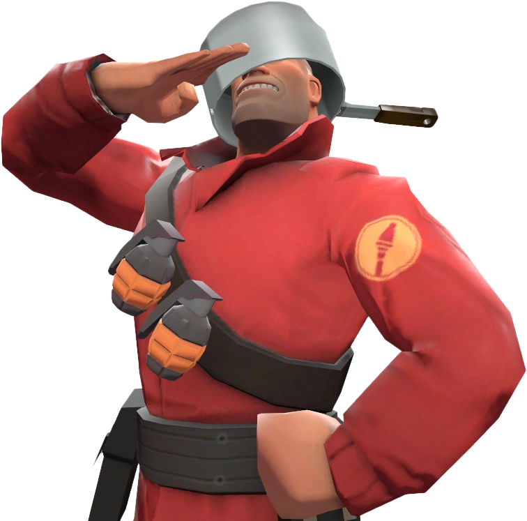 Image - Soldier with the Stainless Pot TF2.png | Team Fortress Wiki ...