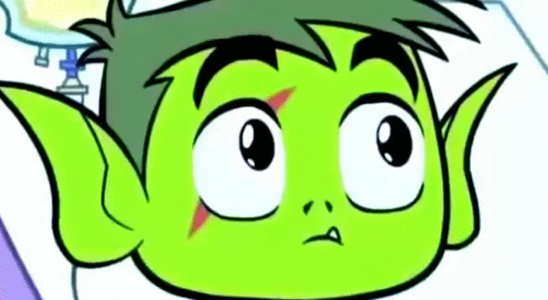 Image - Beast Boy's sad face.gif | Teen Titans Go! Wiki | FANDOM ...