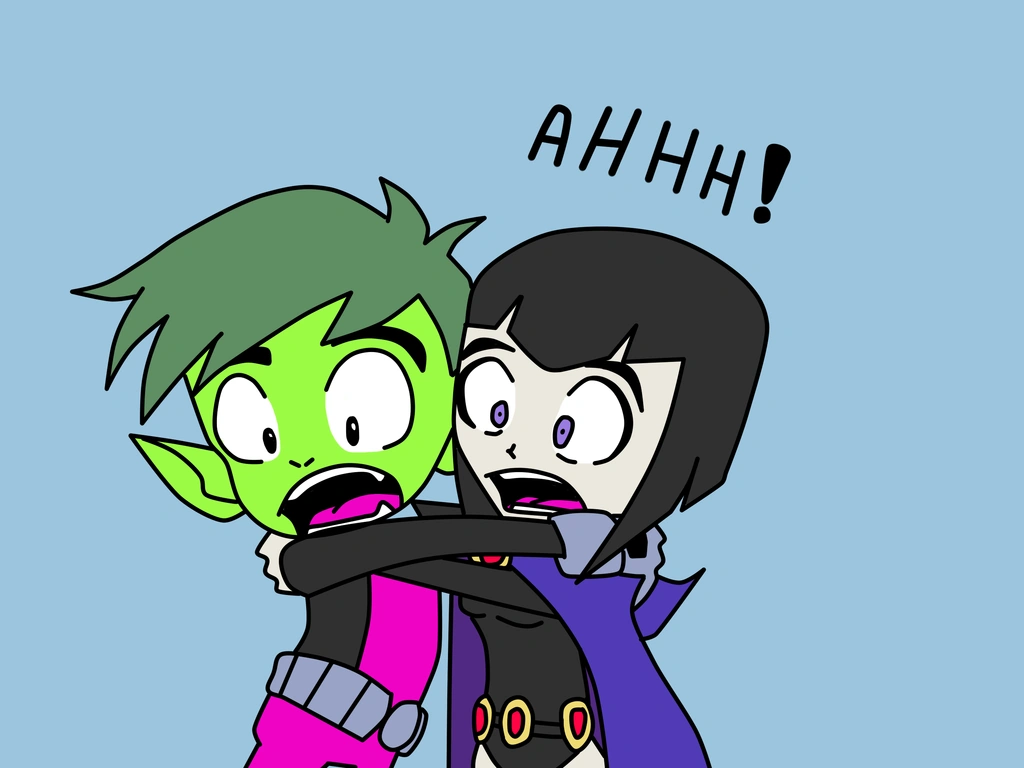 Image - Bbrae scared by beastgreen-d6isrli.png | Teen Titans Go! Wiki ...