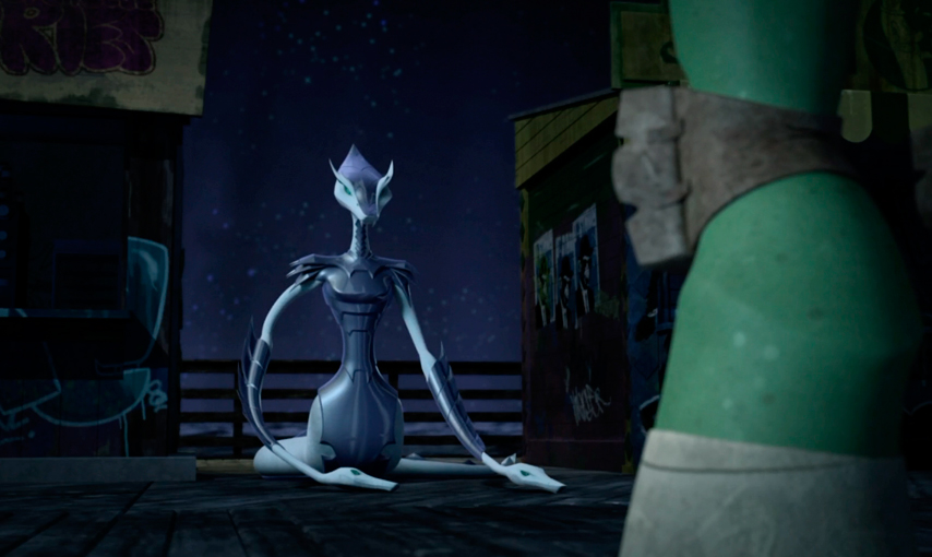 Image Serpent Karai Approaching To Leonardo Teenage Mutant