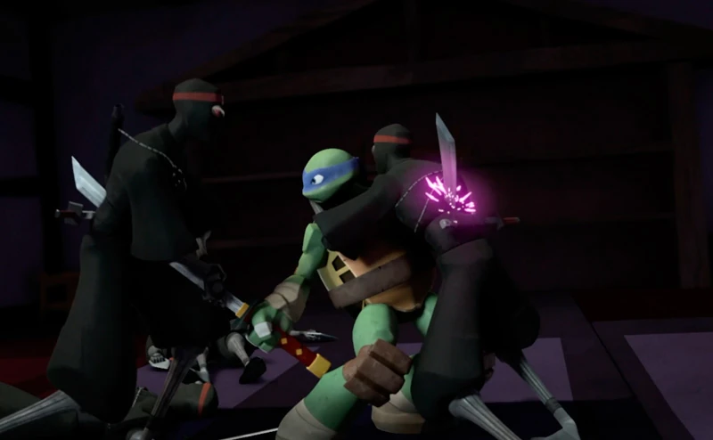 Image - Leonardo Versus Foot Bots.jpg | Teenage Mutant Ninja Turtles ...