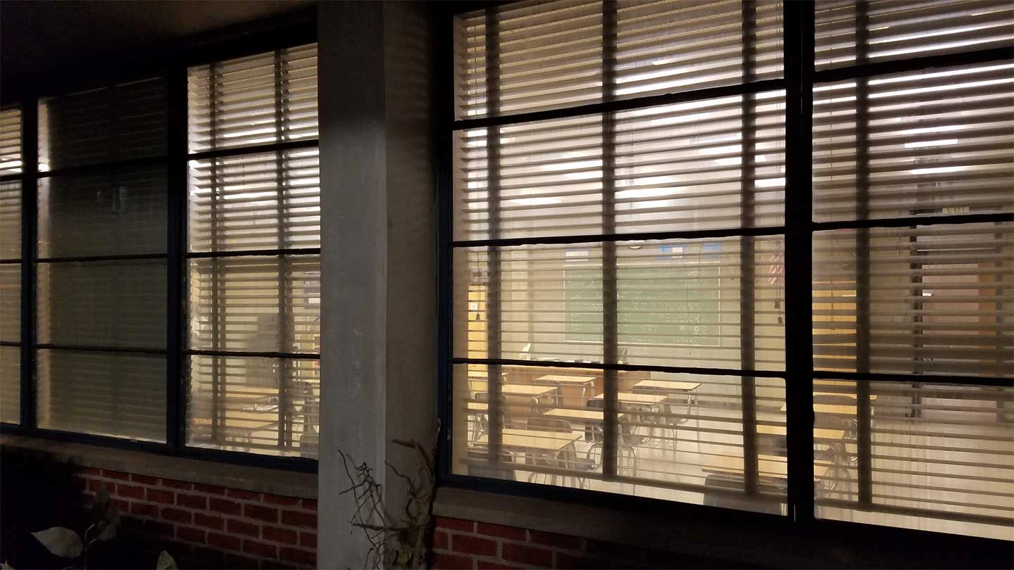 Image - Beacon-Hills-High-School-exterior-classroom-Teen-Wolf-Set-Visit ...