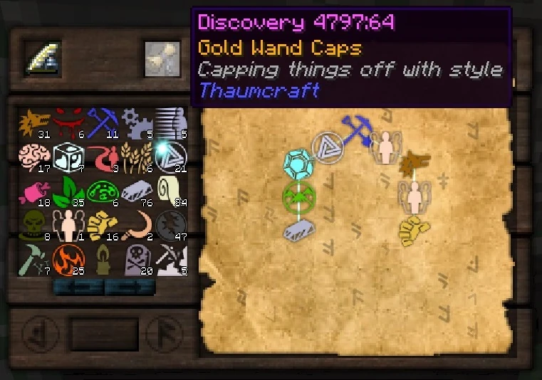 Image - Gold Wand Cap research 4.2.jpg | Thaumcraft 4 Wiki | FANDOM ...