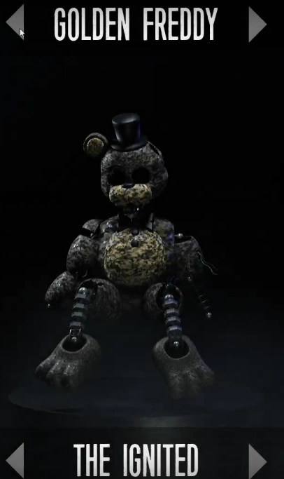 Image - Ignited Golden Freddy (Extras).png | TheJoyofCreation Wikia ...