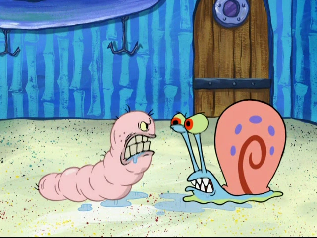 Angry Gary Spongebob