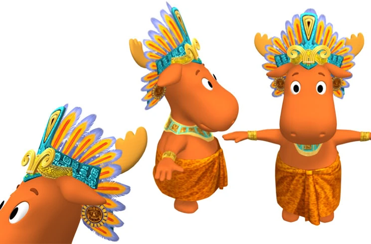Image - The Backyardigans Mayan King Tyrone Model Sheet.png | The ...