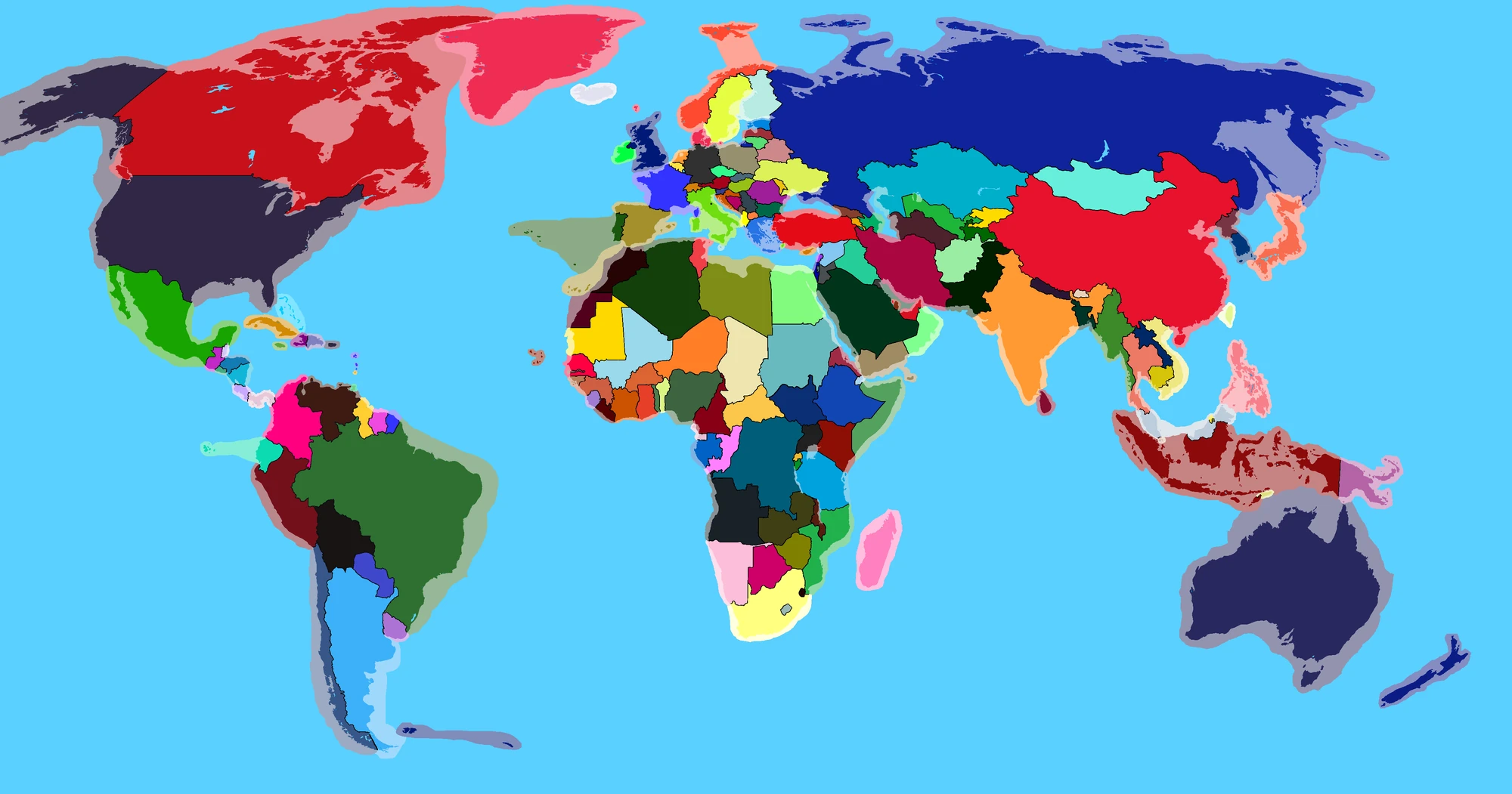 Image - World map with the EEZ.png | TheFutureOfEuropes Wiki | FANDOM ...