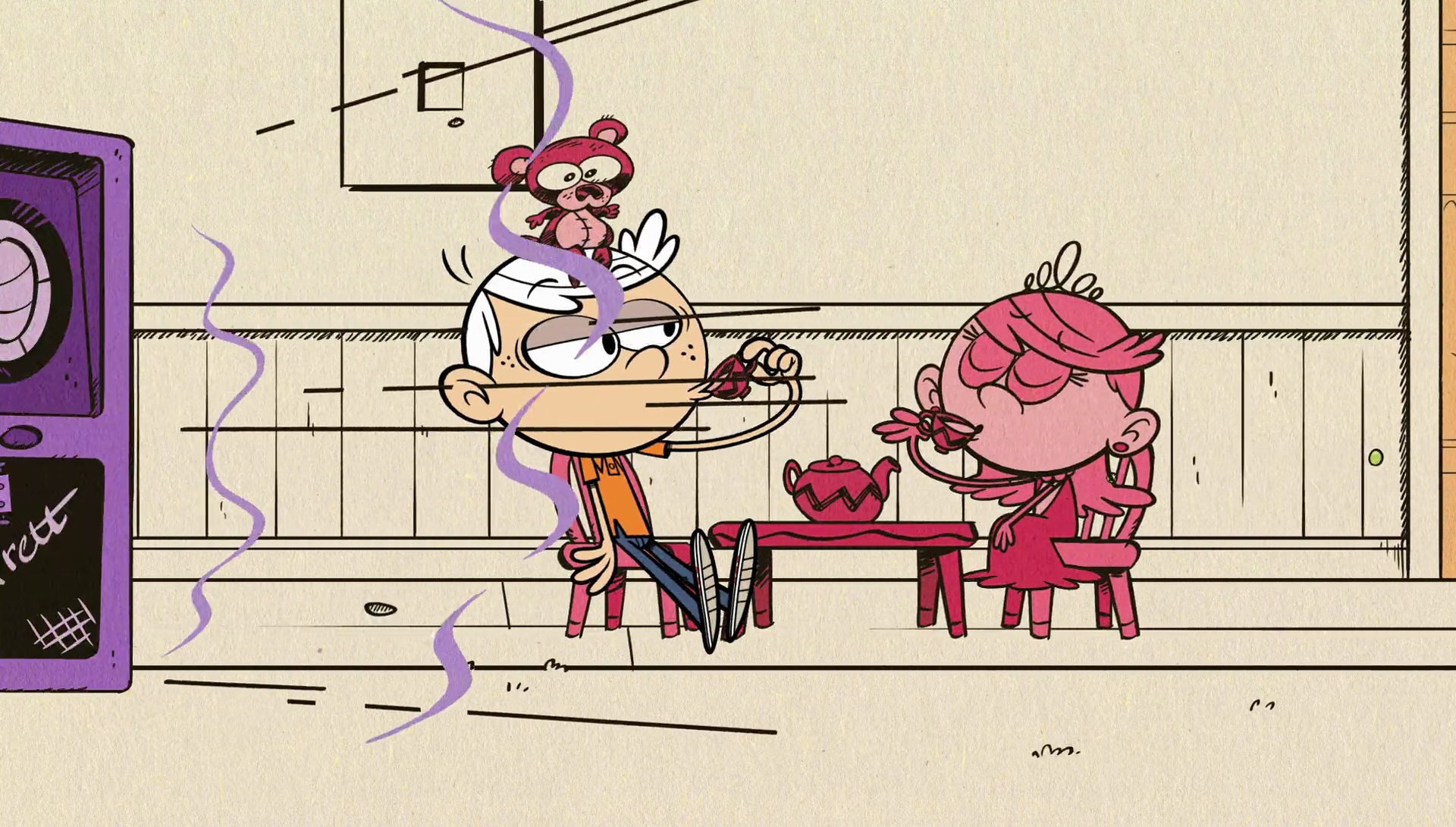 Image - TLHTS Linc drinking tea with Lola.png | The Loud House ... Image - TLHTS Linc drinking tea with Lola.png | The Loud House ...