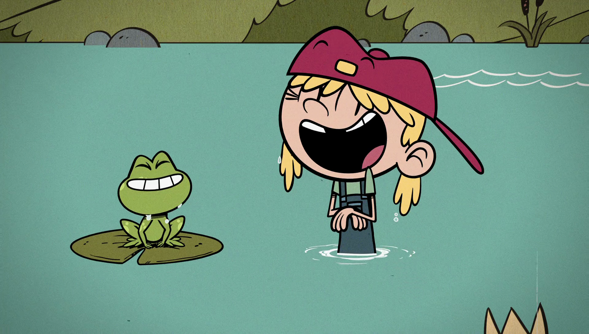 Image S2e08b Lana And Hops Laughingpng The Loud House Encyclopedia