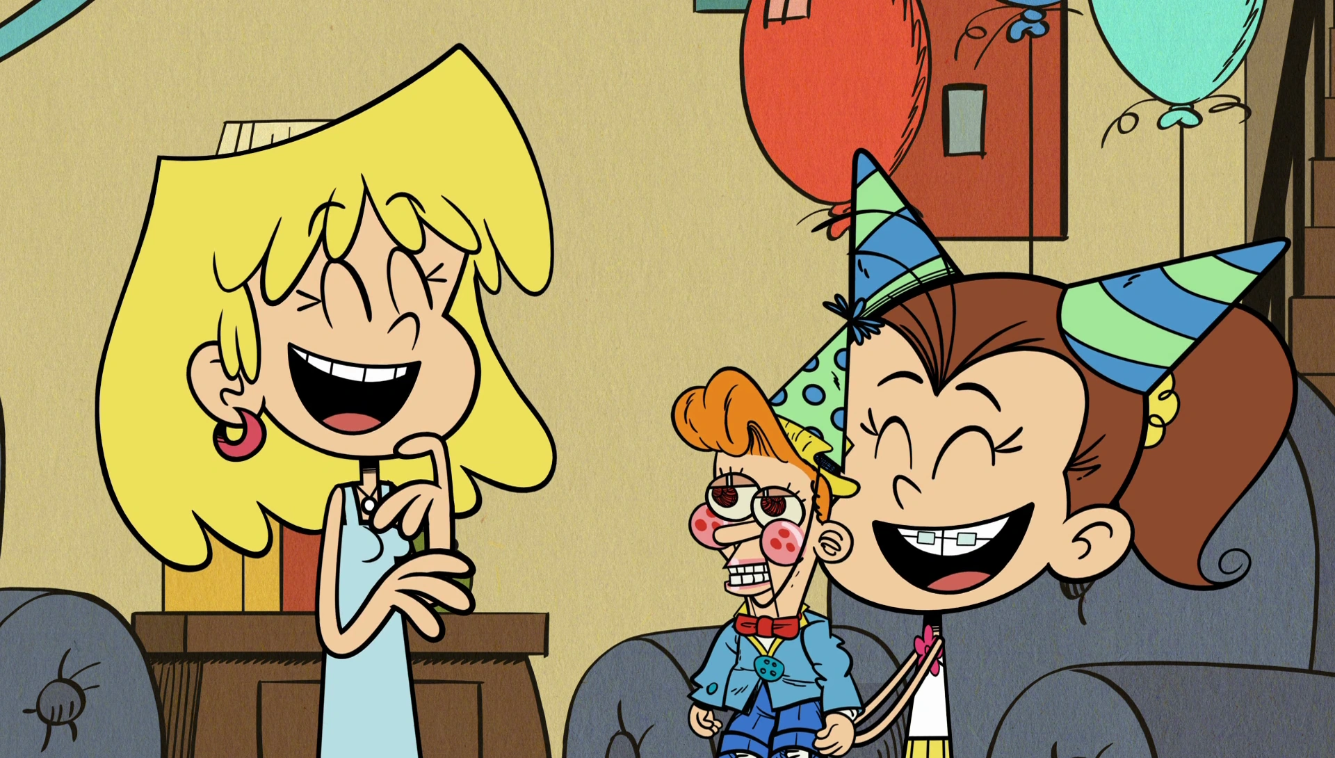 Image - S2E09B Lori and Luan laughing.png | The Loud House Encyclopedia ...