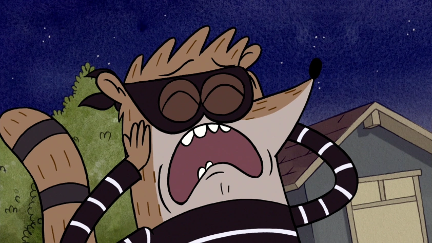 Image - S3E04.241 Rigby Screaming at the Wizard.png | Regular Show Wiki ...