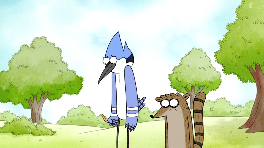 Image - S5E12.399 Mordecai and Rigby Still Sad About Their Family.PNG ...