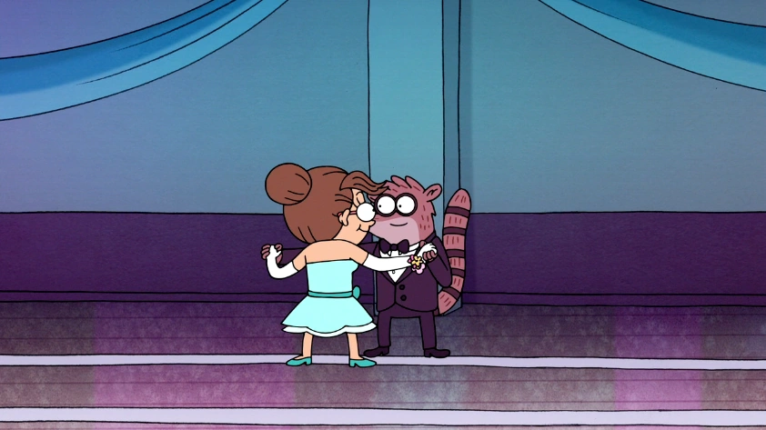 Image - S7E27.091 Rigby and Eileen Dancing 02.png | Regular Show Wiki ...