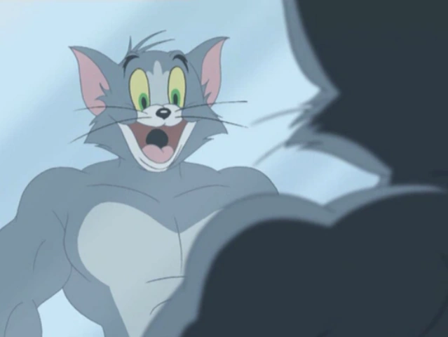 Image - Beefcake Tom - Strong Tom happy in the mirror.PNG | Tom and ...