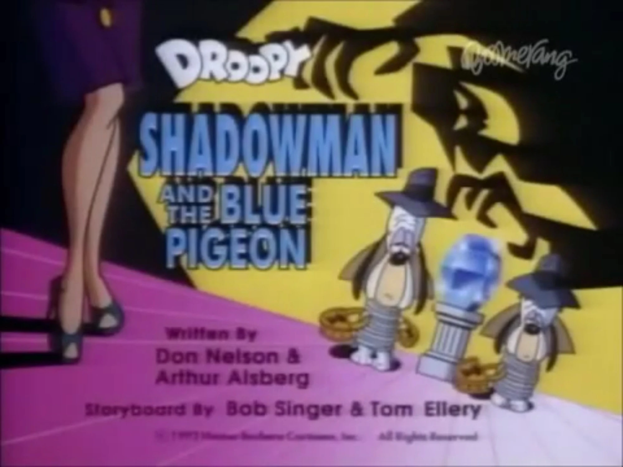 Shadowman and the Blue Pigeon | Tom and Jerry Kids Show Wiki | FANDOM ...