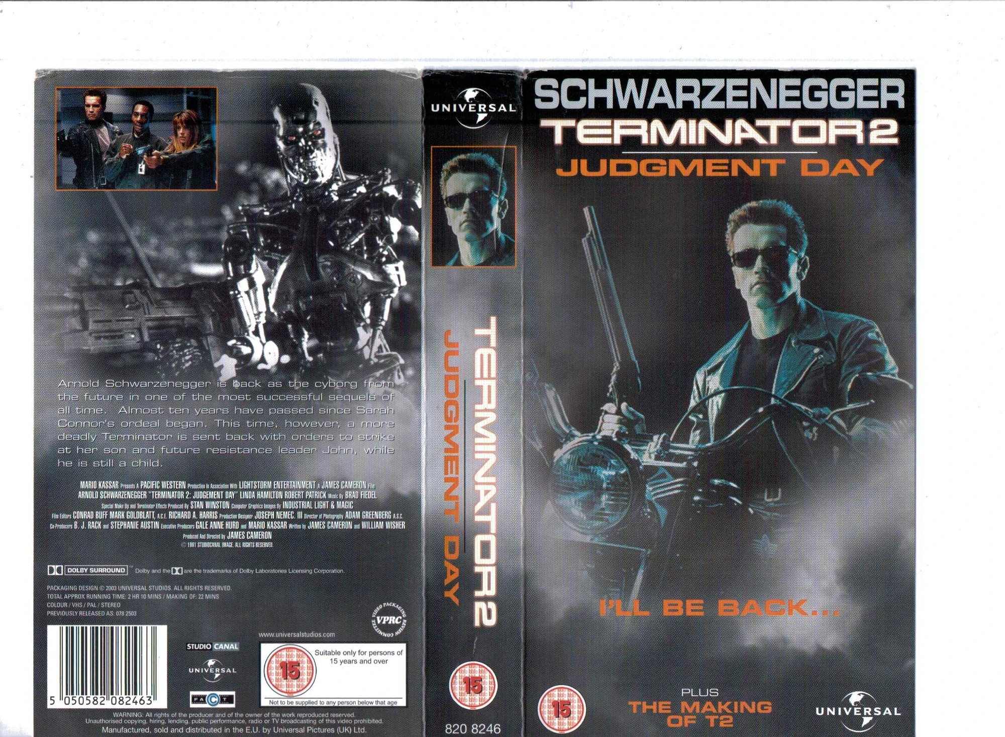 Terminator 2 (2003, Retail, UK) | VHS and DVD Covers Wikia | FANDOM ...