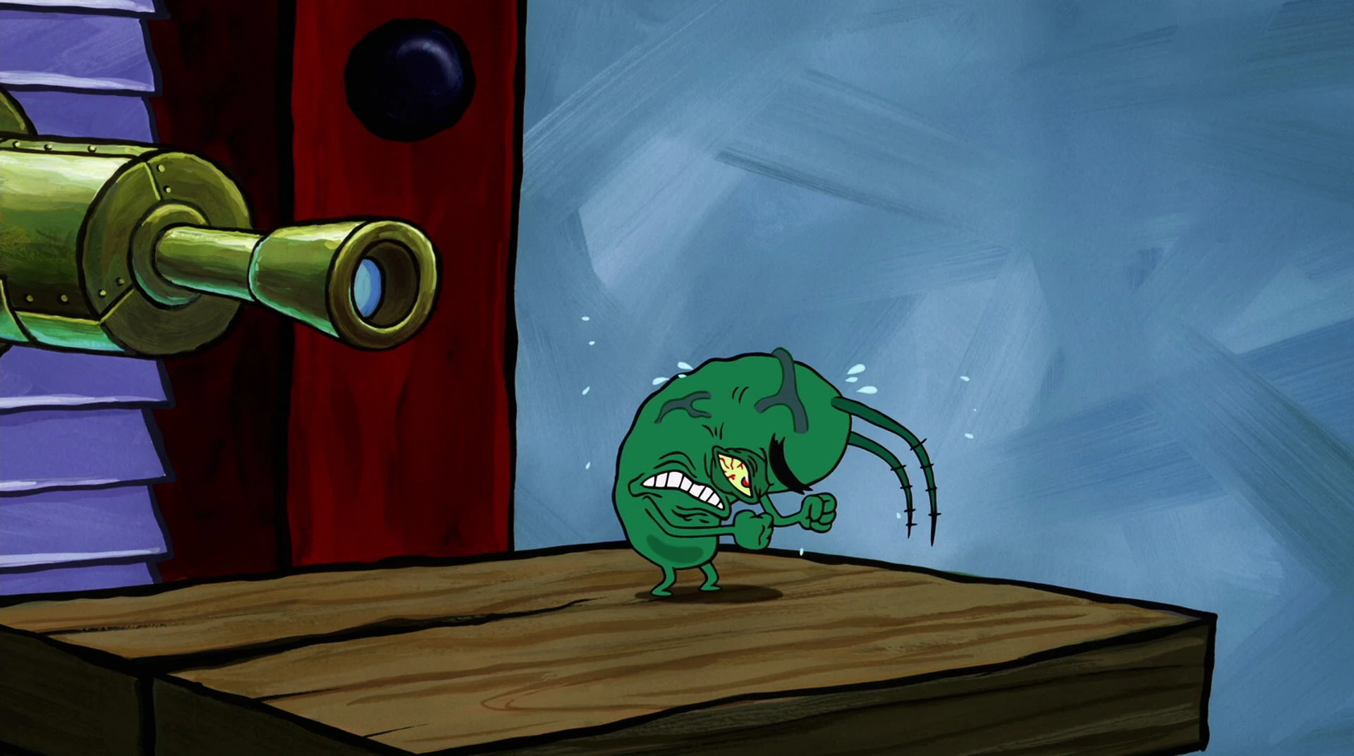 Image - Plankton yelling with rage and frustation.jpg | Villains Wiki ...