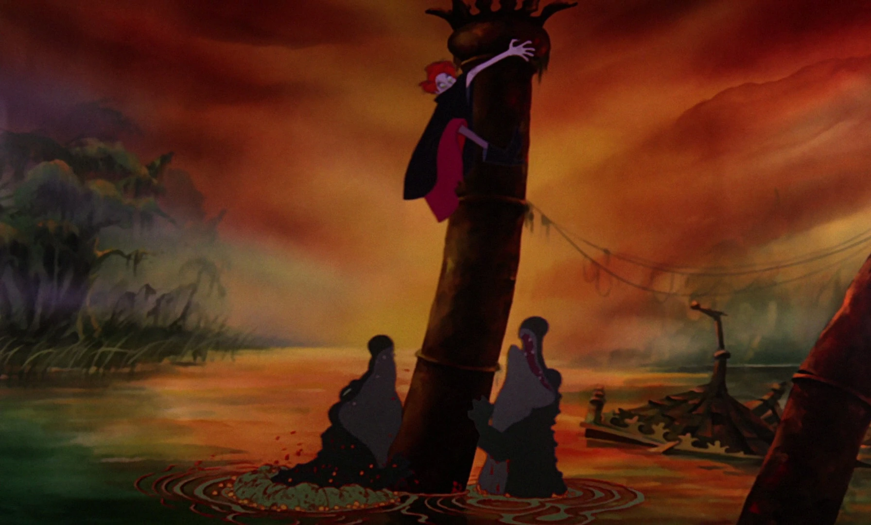 The Rescuers Medusa Alligators