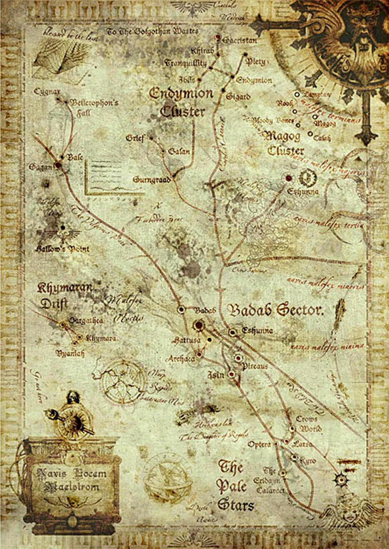 Image - Badab Sector - Ancient Chart.jpg | Warhammer 40k | Fandom ...