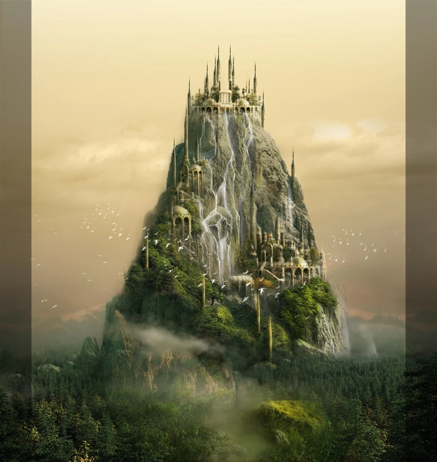 Image - Elven city by Nagare-Boshi.jpg | Warriors Of Myth Wiki | FANDOM ...