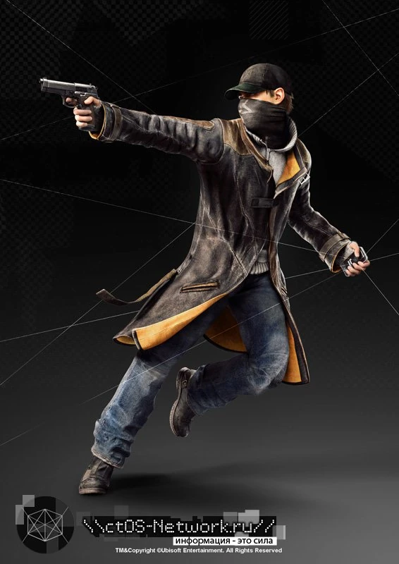 Aiden Pearce (Watch_Dogs) Minecraft Skin