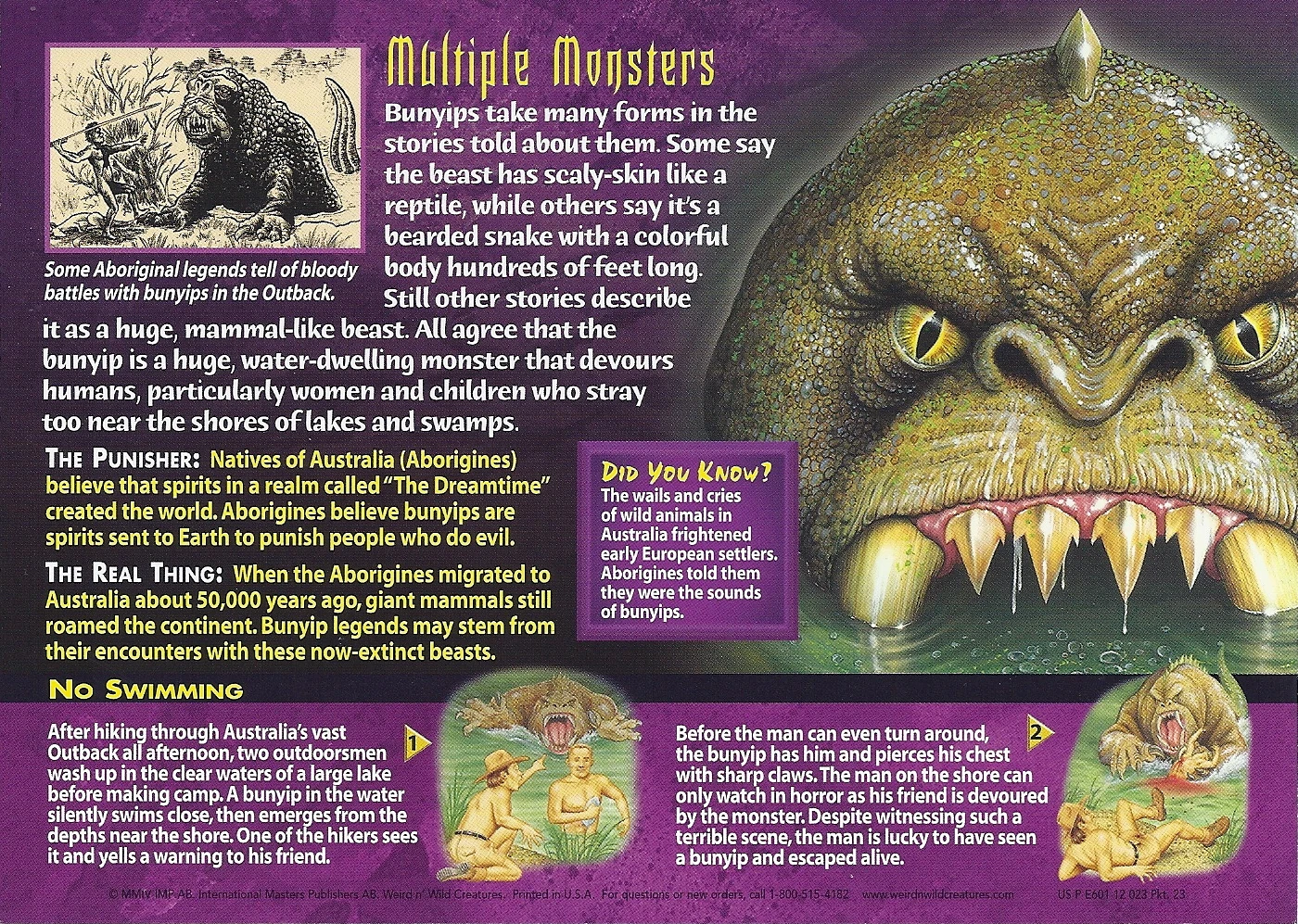 Image - Bunyip back.jpg | Wierd N'wild Creatures Wiki | FANDOM powered ...