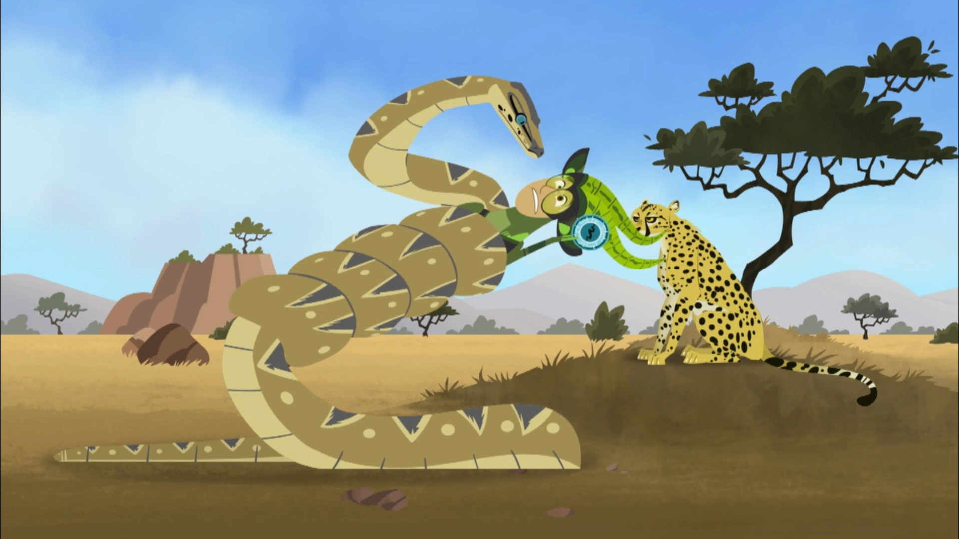 Image - Chris with Python disc.png | Wild Kratts Wiki | FANDOM powered ...
