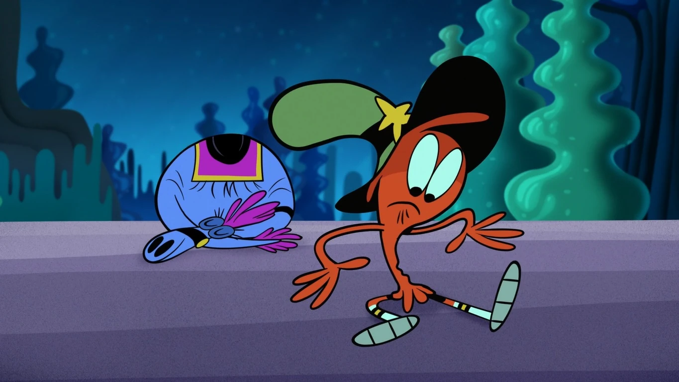 Image - S1e12b Wander looks down at his growling stomach.jpg | Wander ...